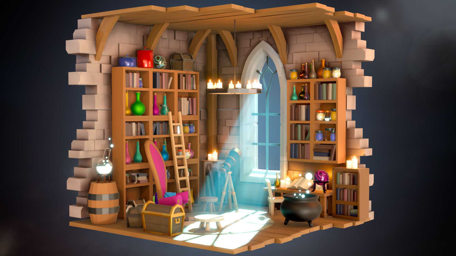 Blender Isometric Scenes: Craft Stunning Fantasy Worlds | GameDev.tv