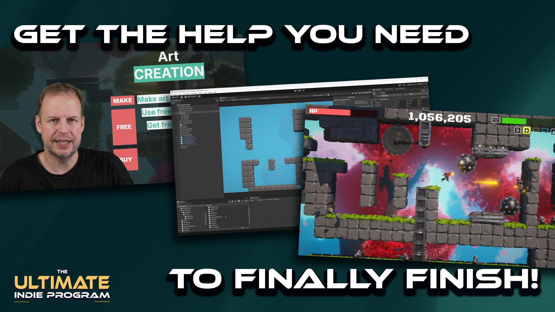 Ultimate Indie - A 6-Week Live Blueprint to Indie Game Success | GameDev.tv