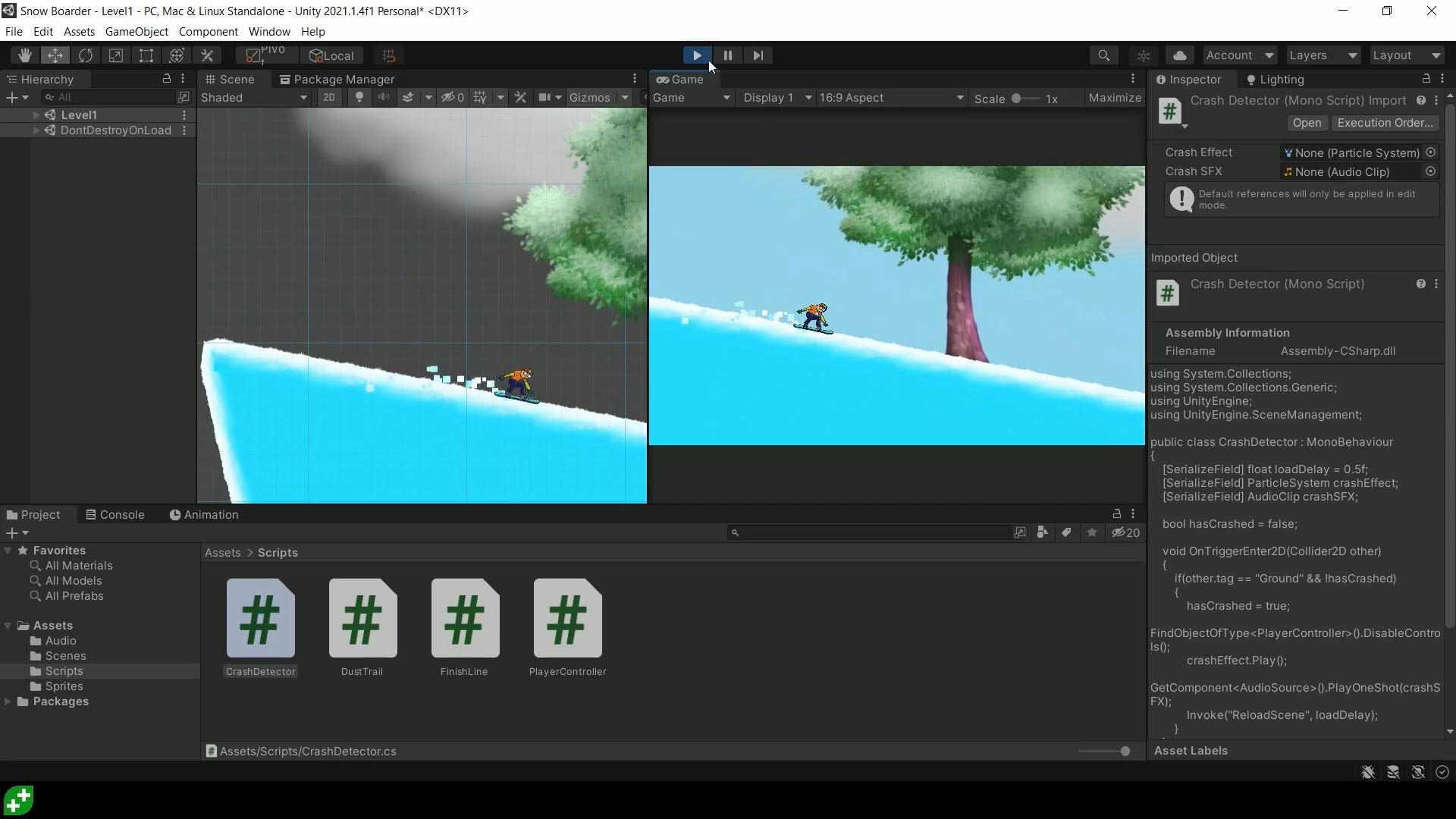 Complete Unity 2D Developer: Create Your Own 2D Games Using Unity C# | GameDev.tv