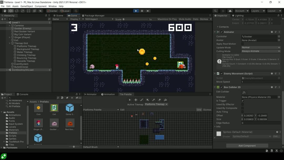 Complete Unity 2D Developer: Create Your Own 2D Games Using Unity C# | GameDev.tv