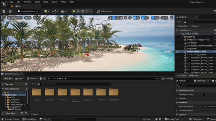 Unreal Engine 5: Build a Complete Survival Game with Blueprint | GameDev.tv