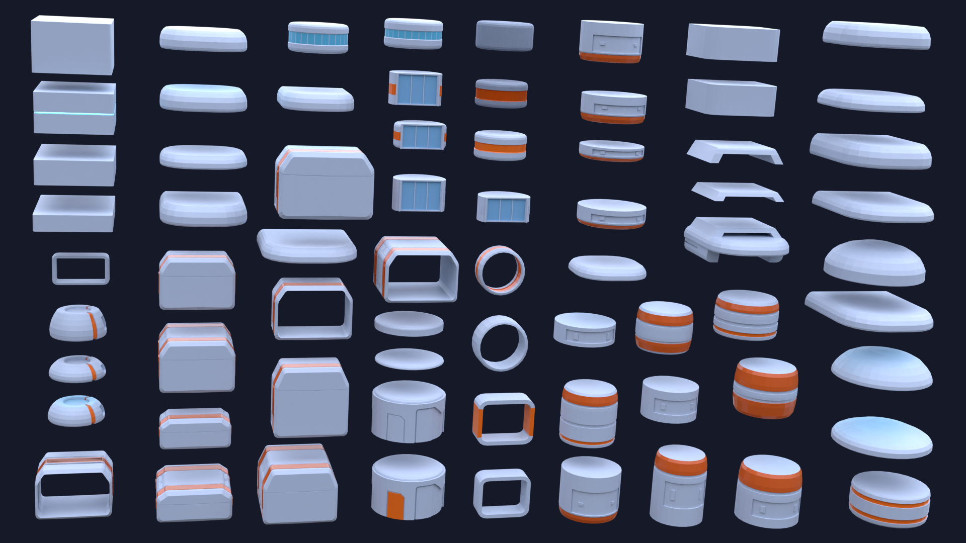 Sci-Fi Modular Outpost & Base Builder Kit: 22 Futuristic Buildings ...