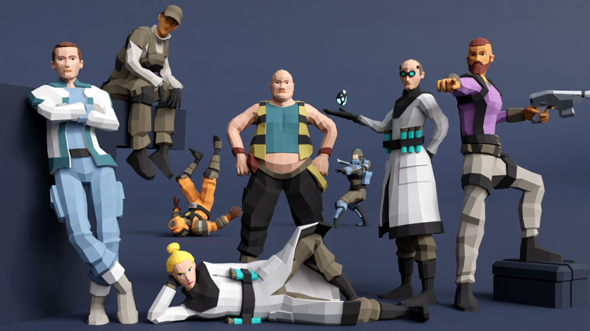Sci-Fi Frontier Operations Character Kit: 26 Fully Animated Characters ...